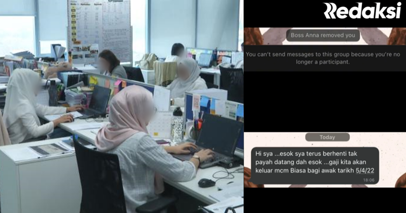 Gadis kecewa dibuang kerja, dakwa majikan tak mampu bayar gaji minimum RM1,500